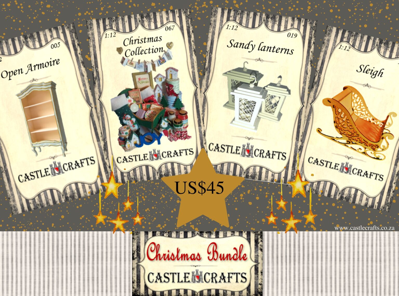 0000 Christmas Bundle 1:12 – CastleCrafts